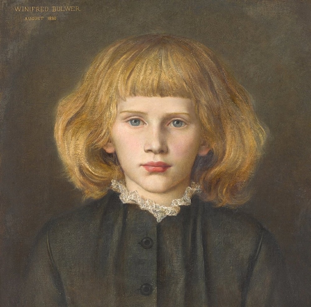 Miss Winifred Bulwer by Evelyn de Morgan - Art Renewal Center