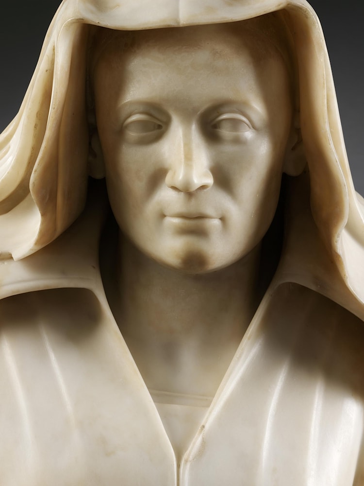 A Widowed Lady by Giuliano Finelli - 4 images - Art Renewal Center
