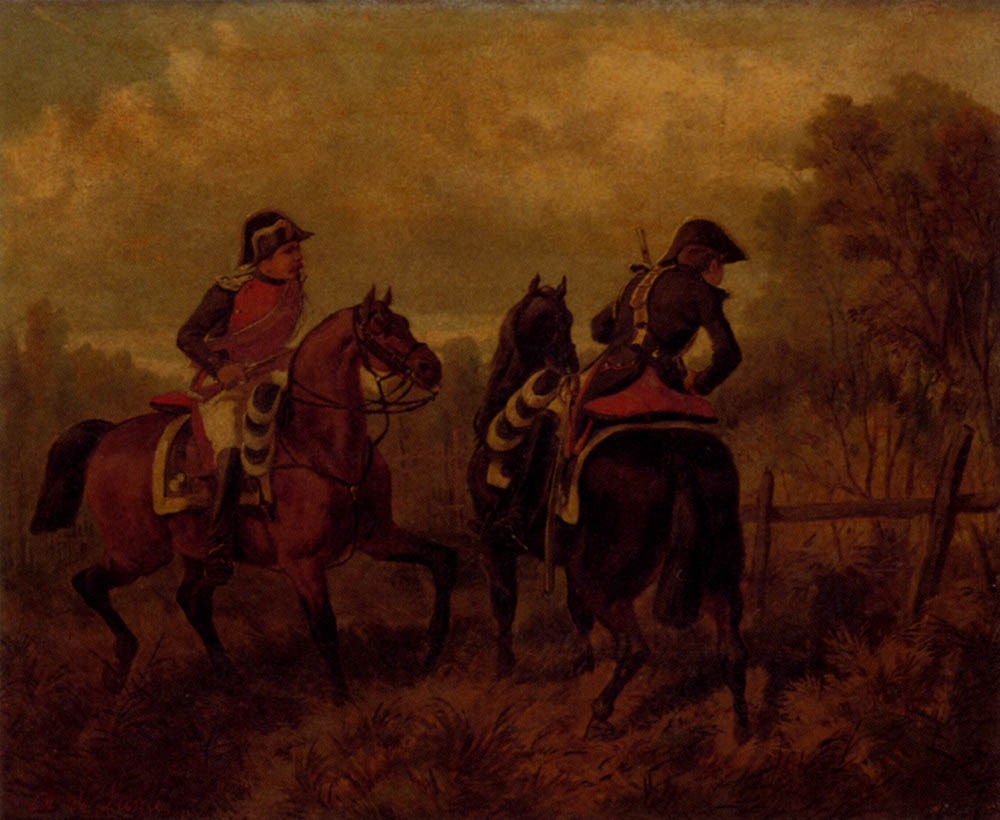 French Dragoons by Charles De Luna - Art Renewal Center