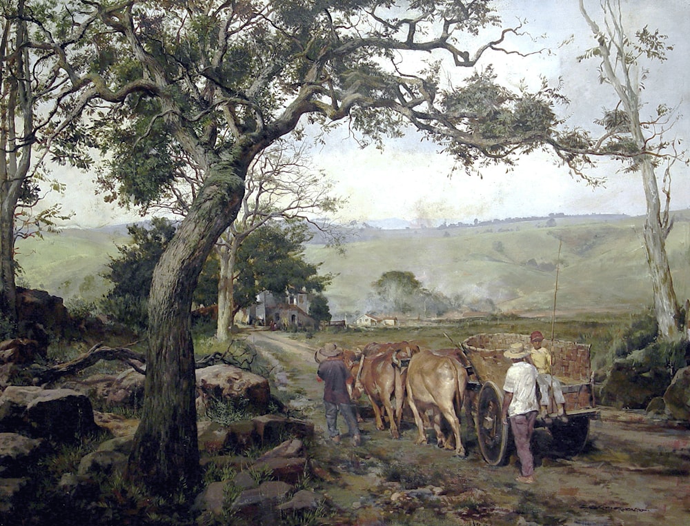 Landscape of the countryside by Gilberto Geraldo - Art Renewal Center