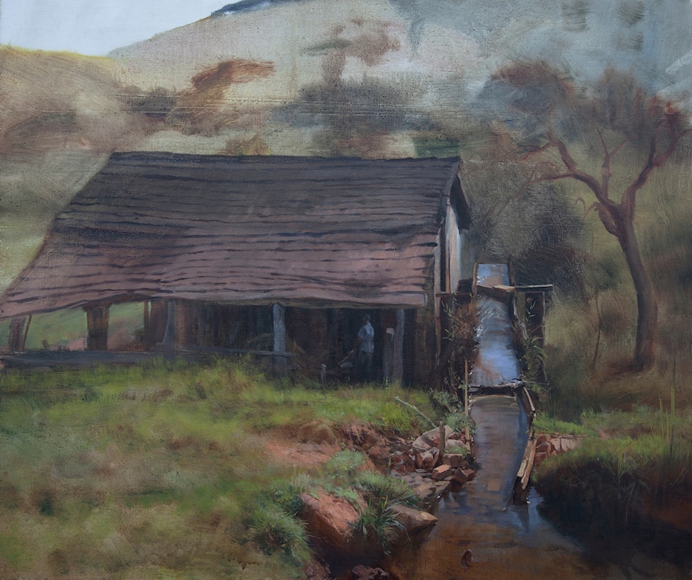 Study for the Watermill -1 by Gilberto Geraldo - Art Renewal Center