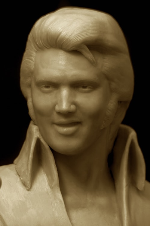 Elvis - detail by Lance Richlin - Art Renewal Center