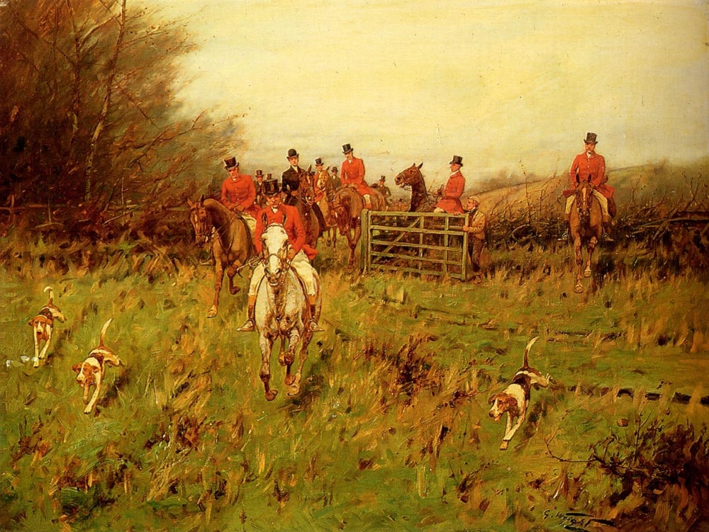 The Hunt by George Wright - Art Renewal Center