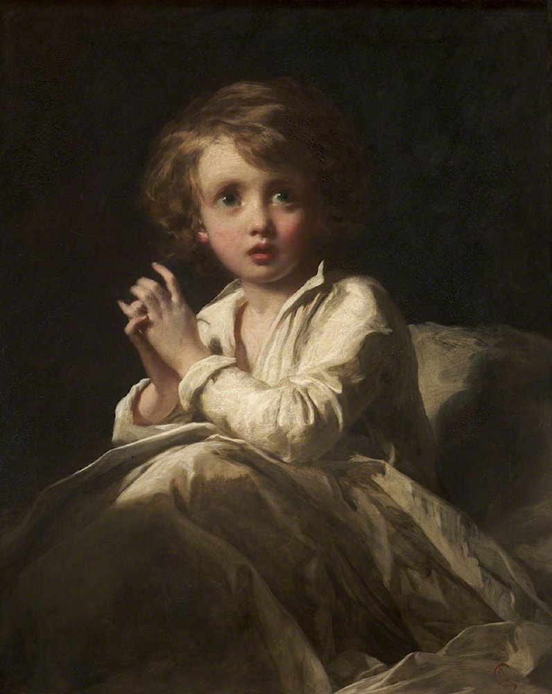 The Infant Samuel by James Sant - Art Renewal Center