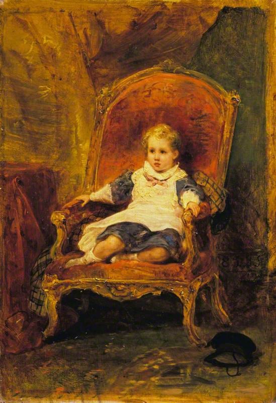 Portrait of a Child by Ary Scheffer - Art Renewal Center
