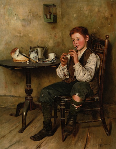 Patience by Charles Spencelayh - Art Renewal Center