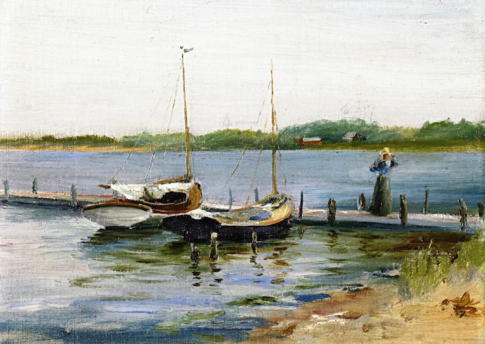 Holly Beach Dock by Thomas Pollock Anschutz - Art Renewal Center