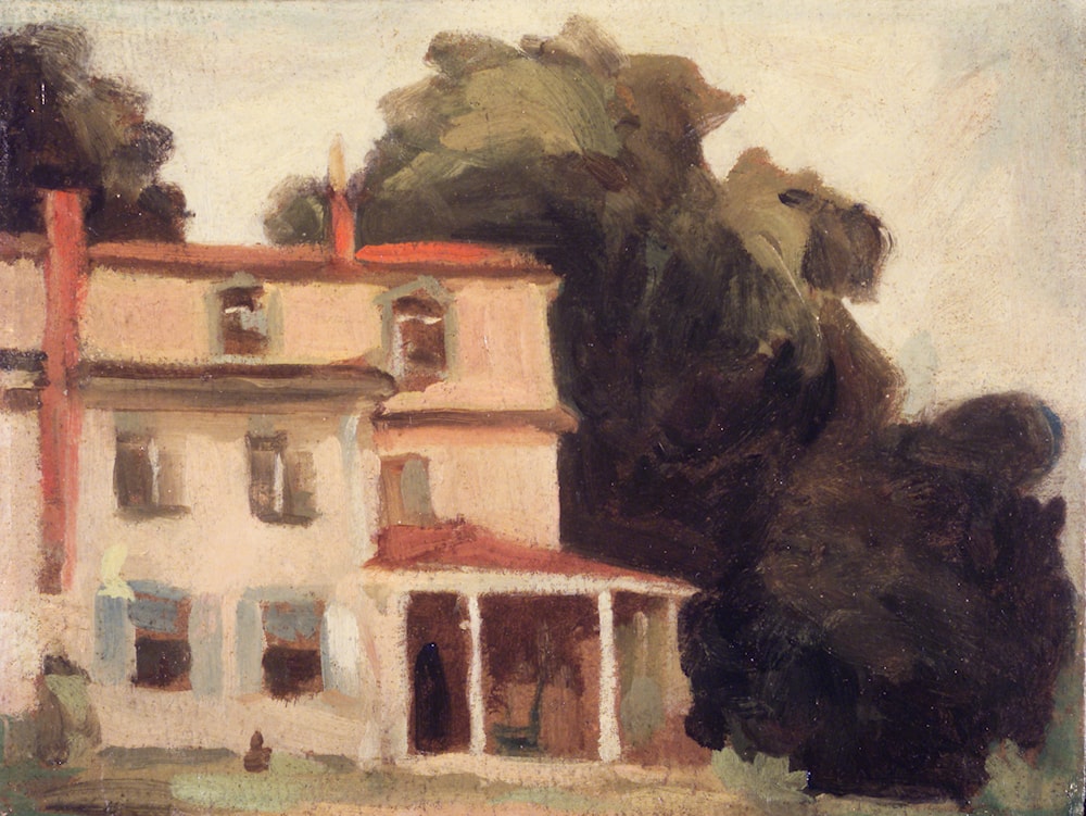 House and Tree by Thomas Pollock Anschutz - Art Renewal Center