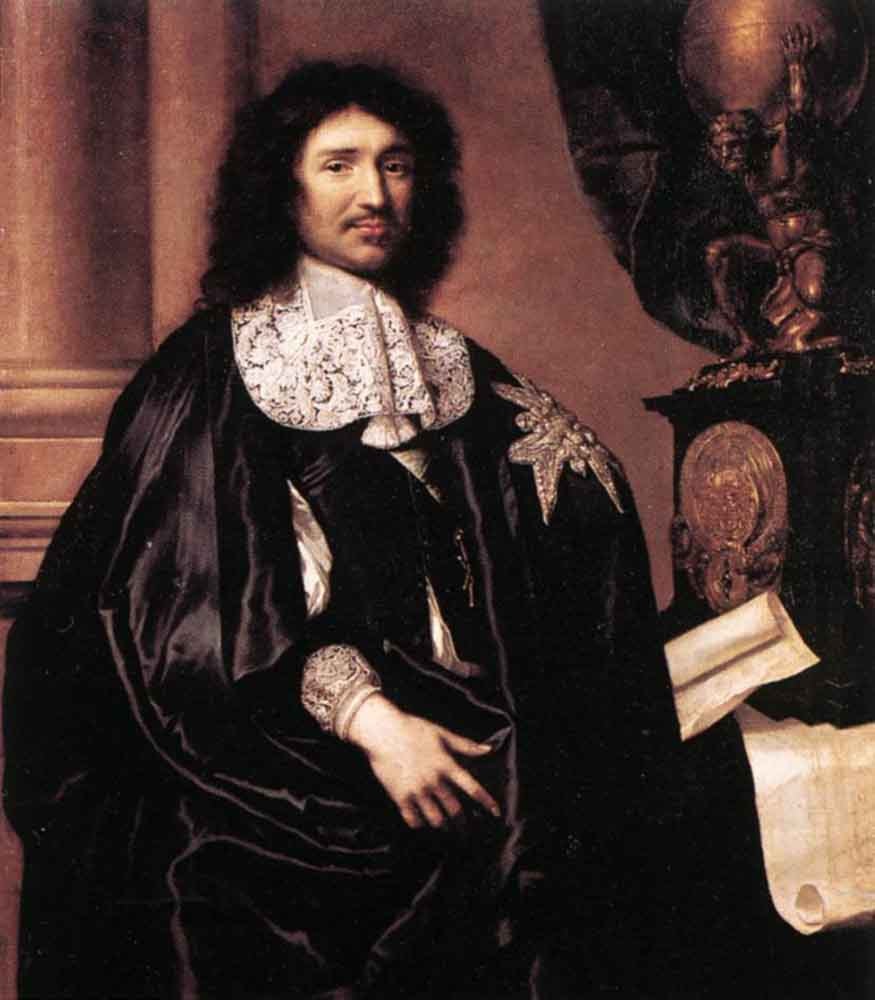 Portrait of Jean­Baptiste Colbert by Claude Lefebvre - Art Renewal Center