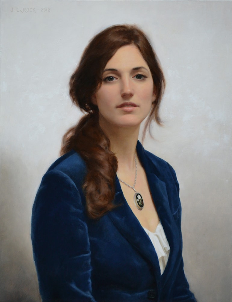 Laura in Blue by Joshua LaRock - Art Renewal Center