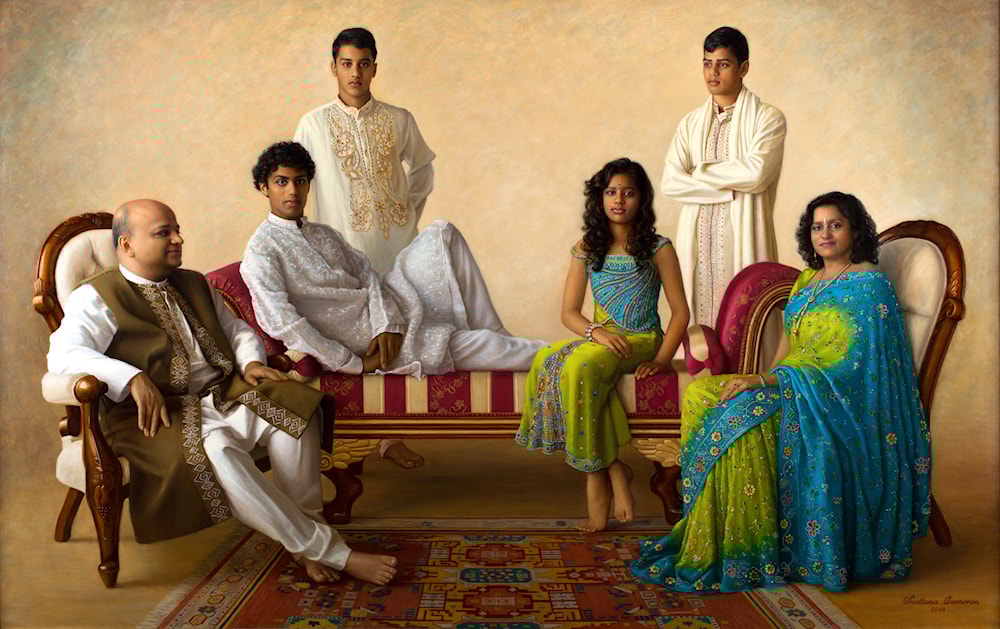 The Patel Family by Svetlana Cameron - Art Renewal Center