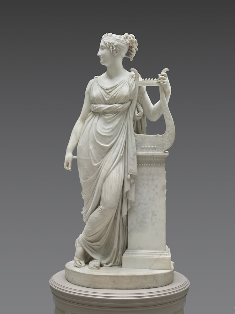 Terpsichore Lyran by Antonio Canova - 2 images - Art Renewal Center