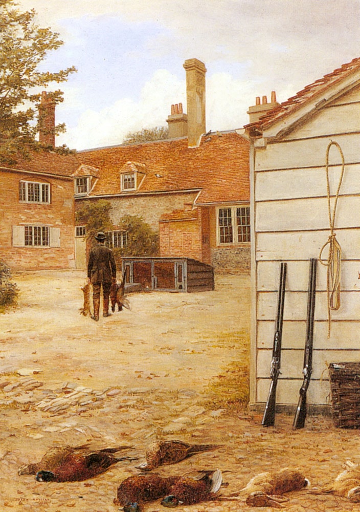 Pheasants & Hares by Edith Hayllar - Art Renewal Center