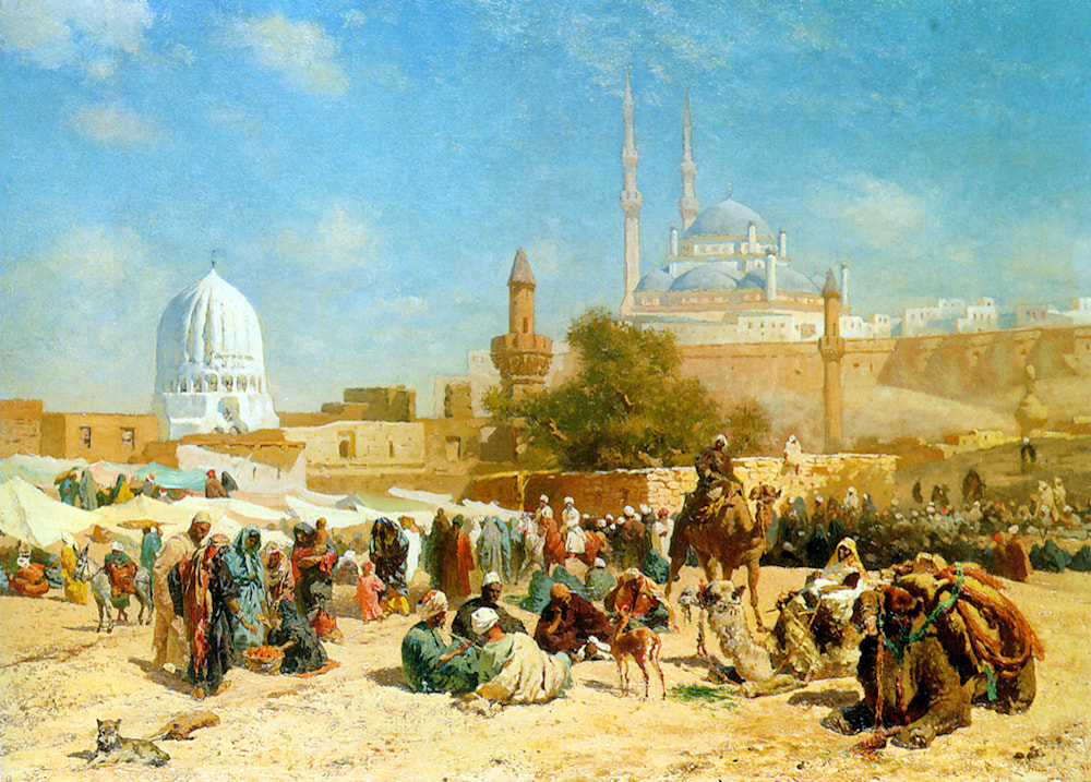 Outside Cairo by Cesare Biseo - Art Renewal Center