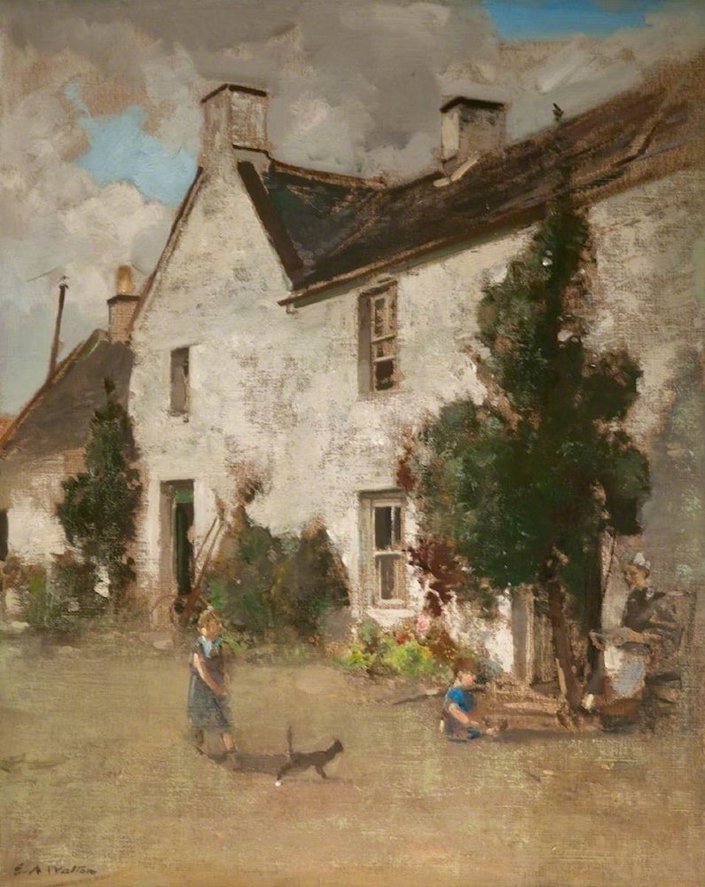 The White House, New Abbey by Edward Arthur Walton - Art Renewal Center