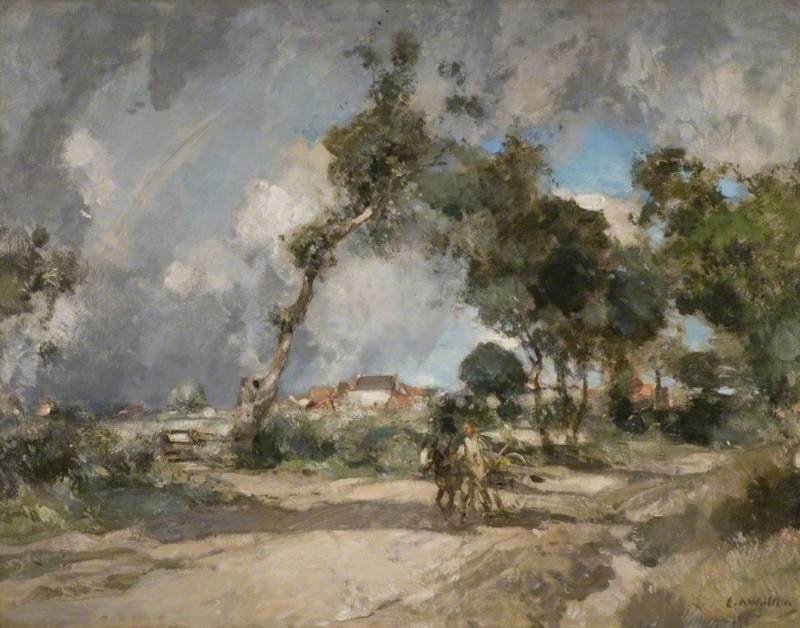 Suffolk Lane by Edward Arthur Walton - Art Renewal Center