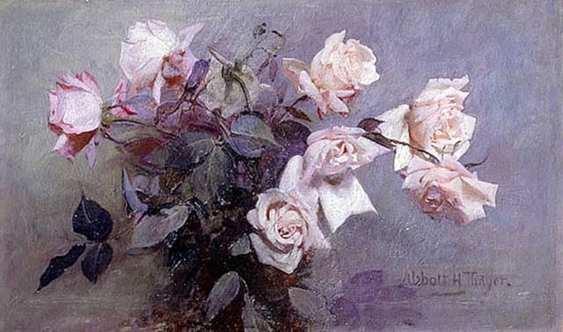 Roses by Abbott Handerson Thayer - Art Renewal Center