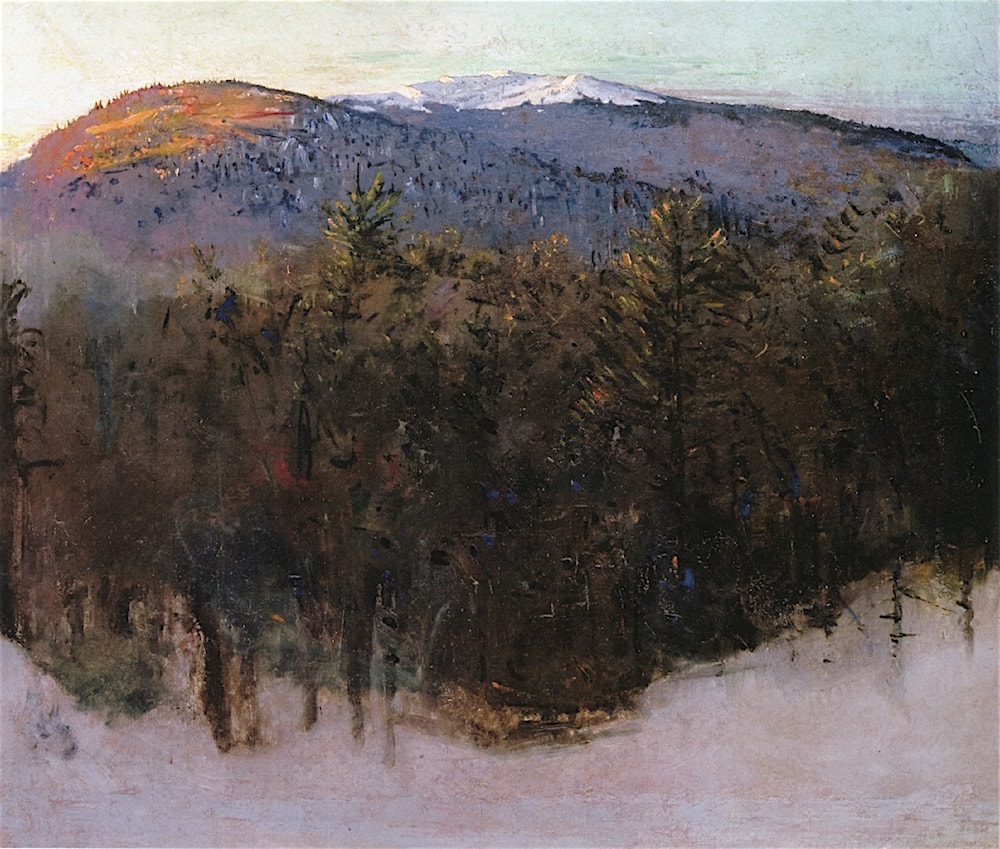 Monadnock, Winter Sunrise by Abbott Handerson Thayer - Art Renewal Center