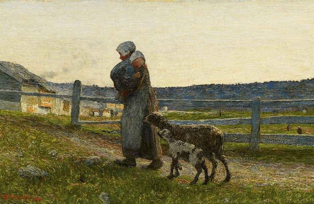 Le due madri by Giovanni Segantini - Art Renewal Center