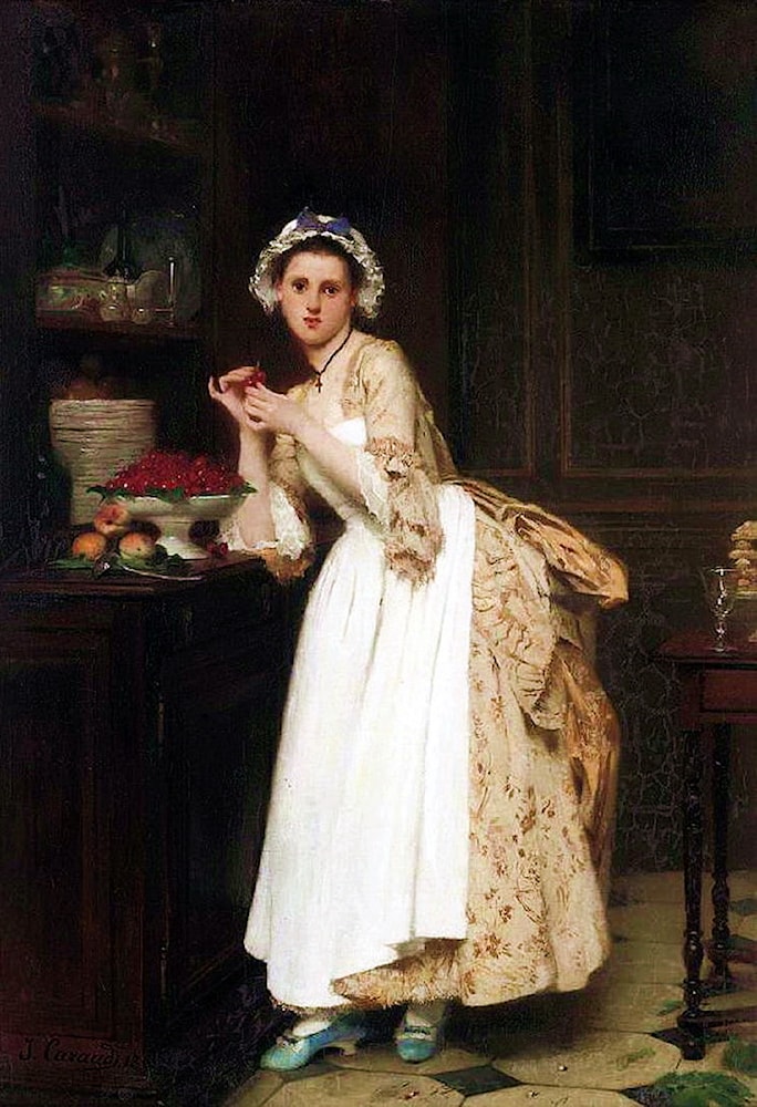 The Cherry Picker by Joseph Caraud - Art Renewal Center