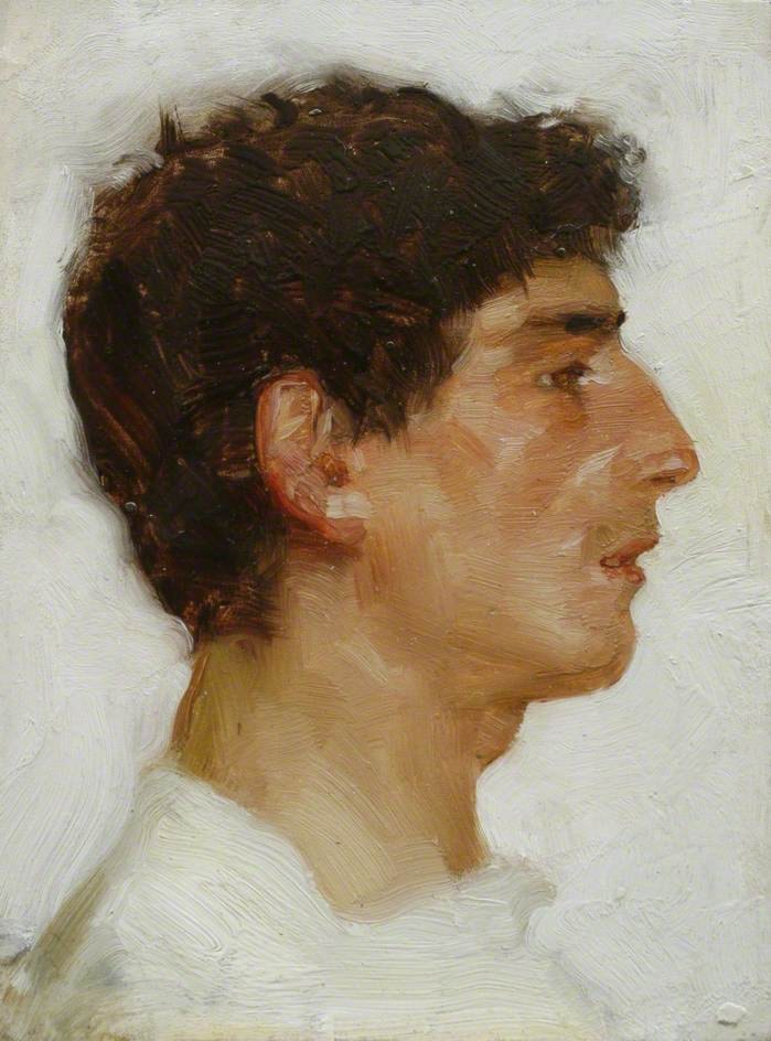 Portrait of an Italian Youth by Henry Scott Tuke - Art Renewal Center