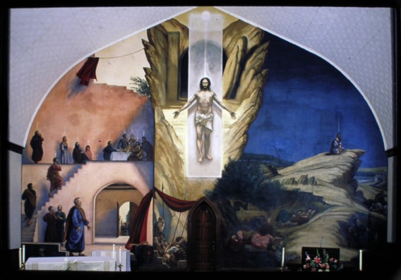 Fresco ­St. Peter's Catholic Church by Benjamin Franklin Long IV - Art ...