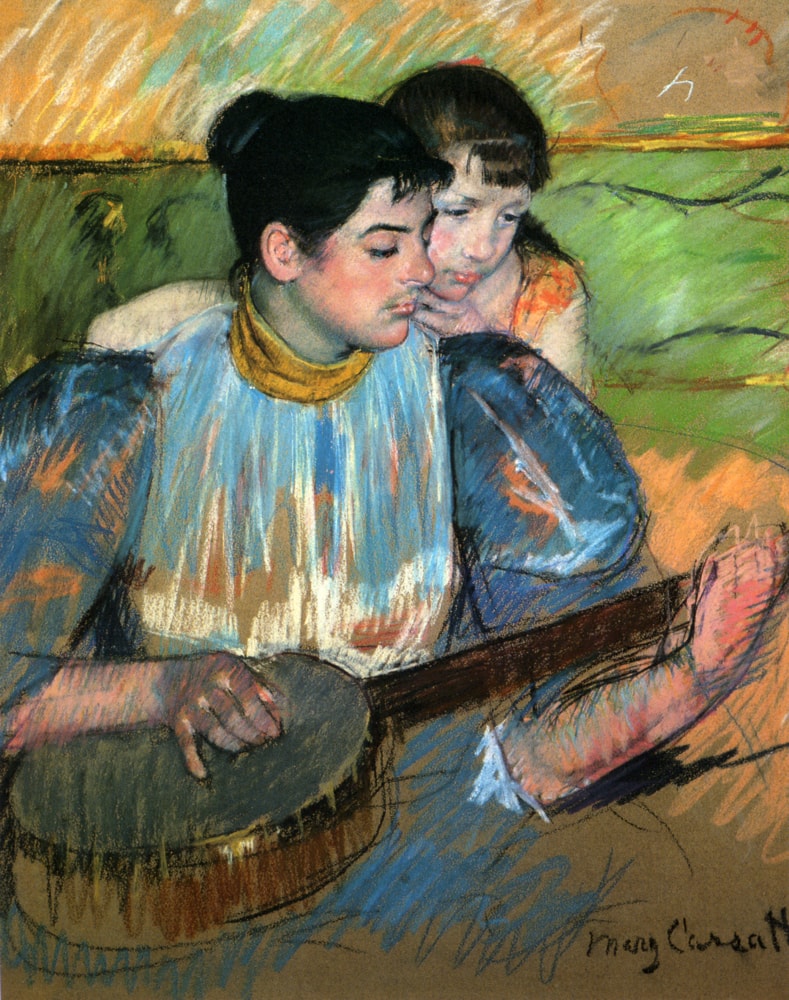 The Banjo Lesson by Mary Cassatt - Art Renewal Center