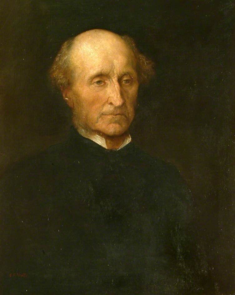 John Stuart Mill (1806-1873) by George Frederic Watts - Art Renewal Center