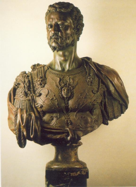 Bust of Cosimo I by Benvenuto Cellini - Art Renewal Center