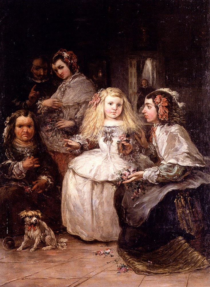 Las Meninas by Eugenio Lucas Velazquez - Art Renewal Center