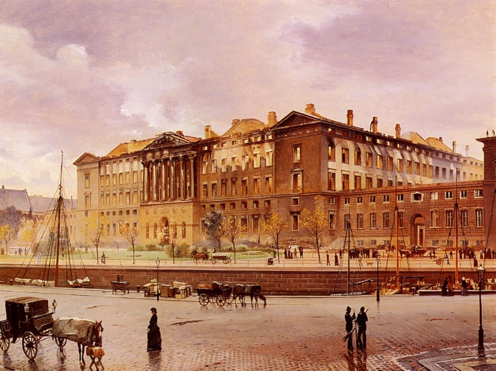 Christiansborg Slot Efter Branden by Carl Christian Andersen - Art ...