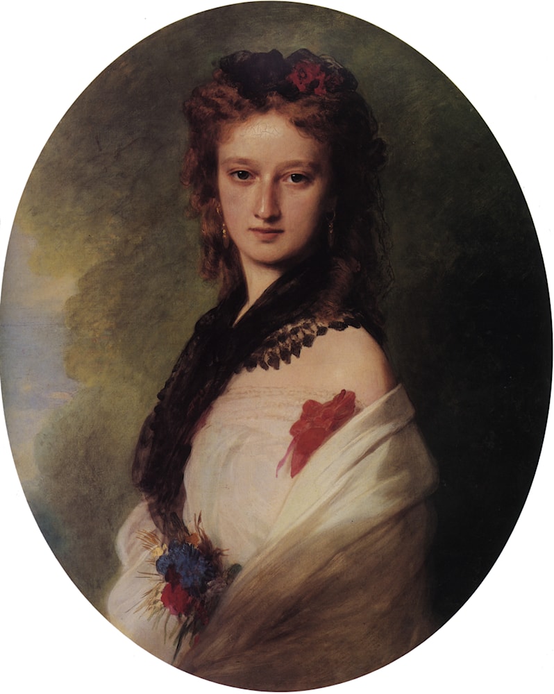 Zofia Potocka, Countess Zamoyska by Franz Xavier Winterhalter - Art ...