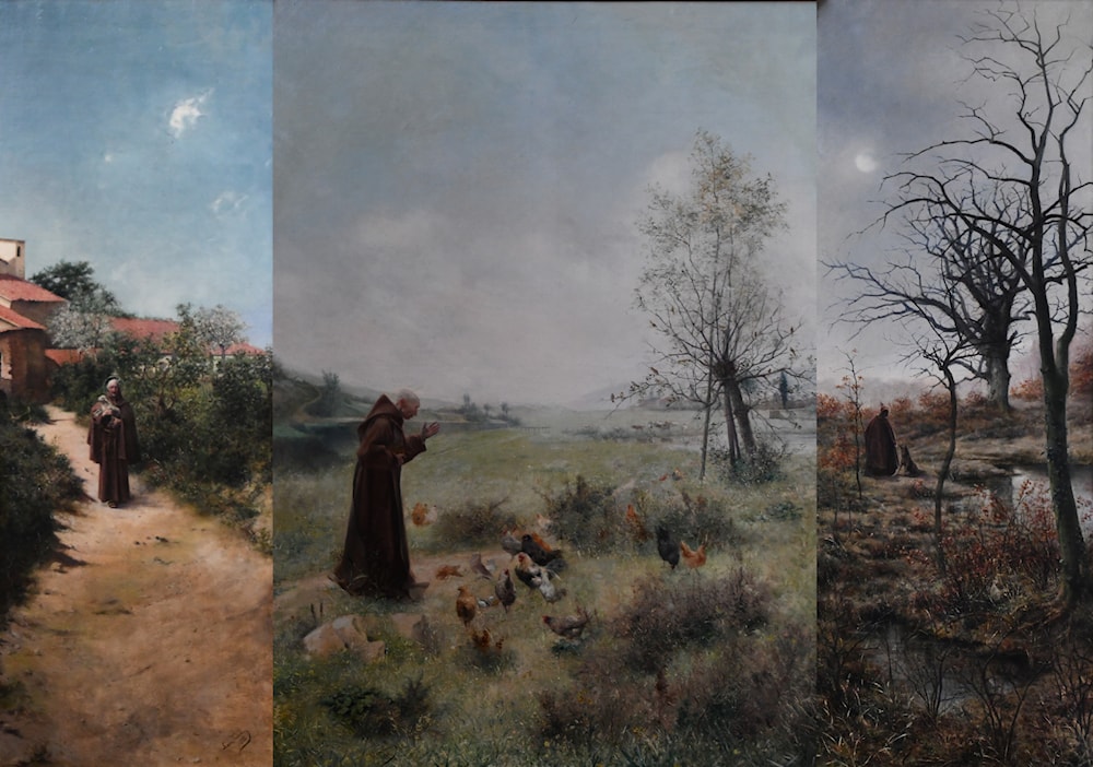 Le Triptyque de la légende de Saint François by Leon Frederic - Art ...