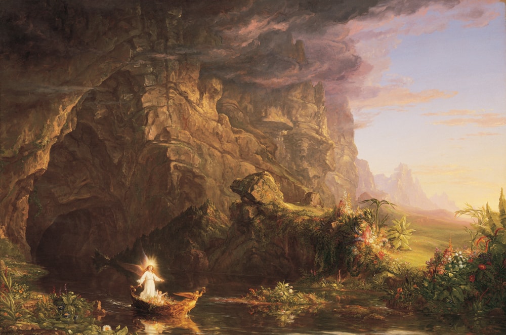 The Voyage of Life: Childhood by Thomas Cole - Art Renewal Center