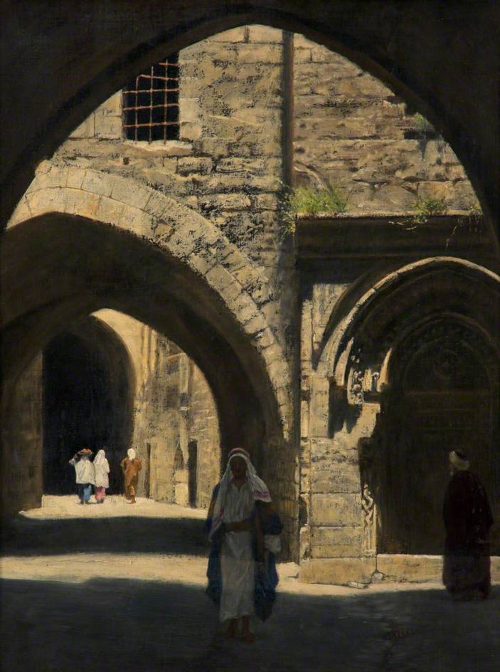 A Street in Jerusalem by John Collier - Art Renewal Center