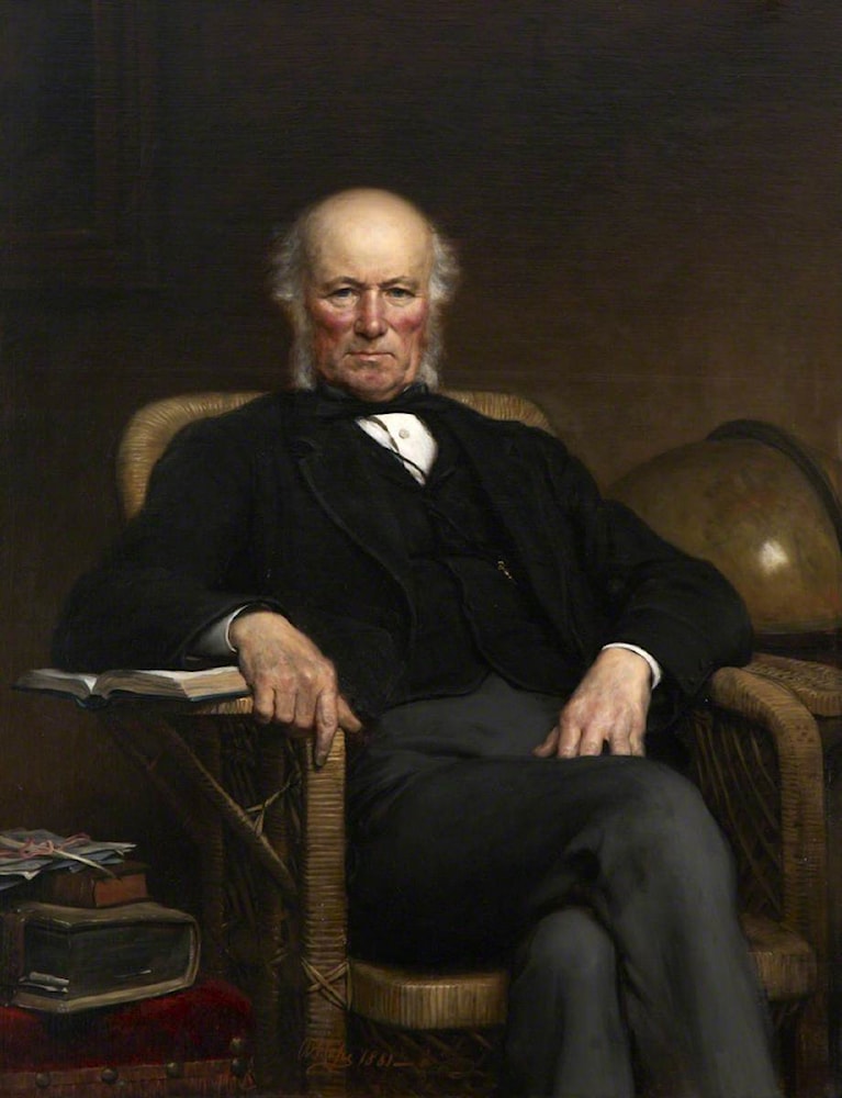 William Pengelly (1812–1894), FRS, FGS by Sir Arthur Stockdale Cope ...