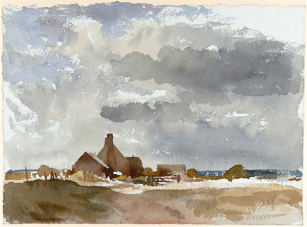 Green's Farm by Edward Seago - Art Renewal Center