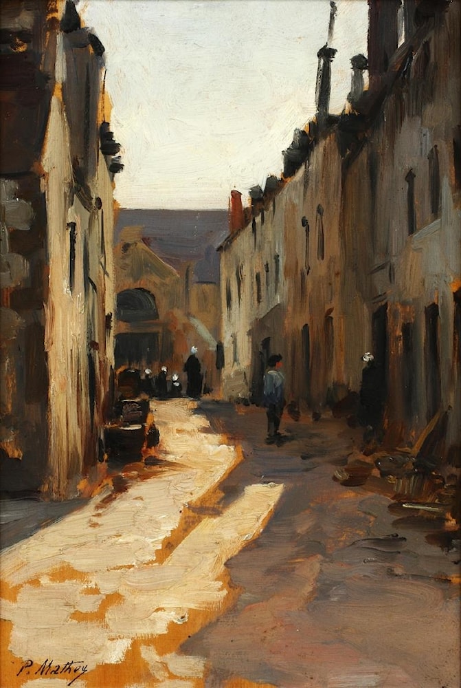 Les halles aux poissons, Concarneau by Paul Mathey - Art Renewal Center