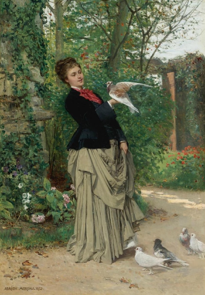 The Favorite Bird by Adrien Moreau - Art Renewal Center