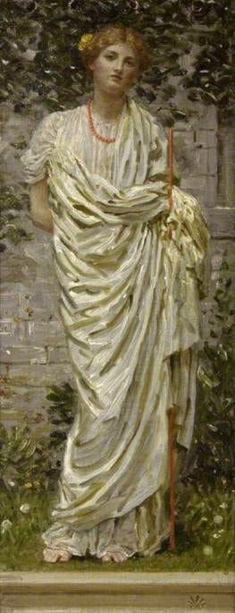 The Umpire by Albert Joseph Moore - Art Renewal Center