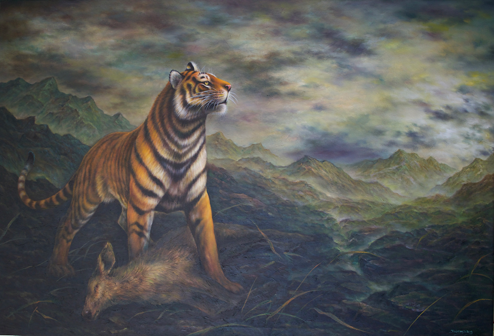 Hunting in the Twilight by Jiaming Wang - Art Renewal Center