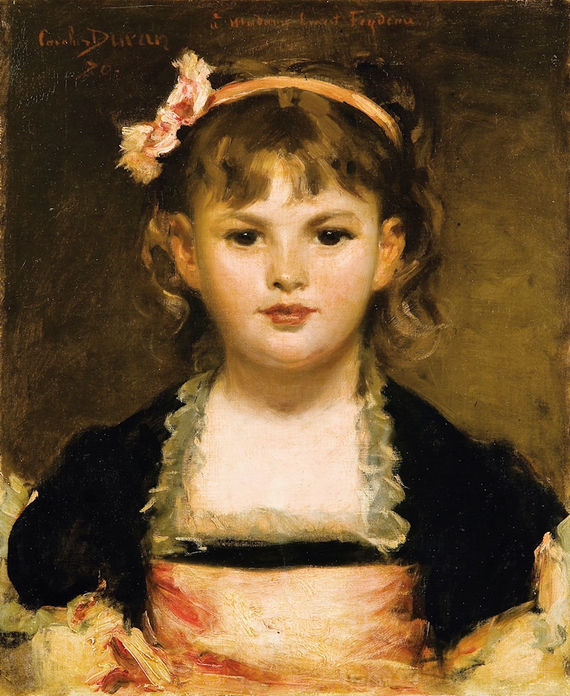 Portrait of a Girl by Carolus-Duran - Art Renewal Center