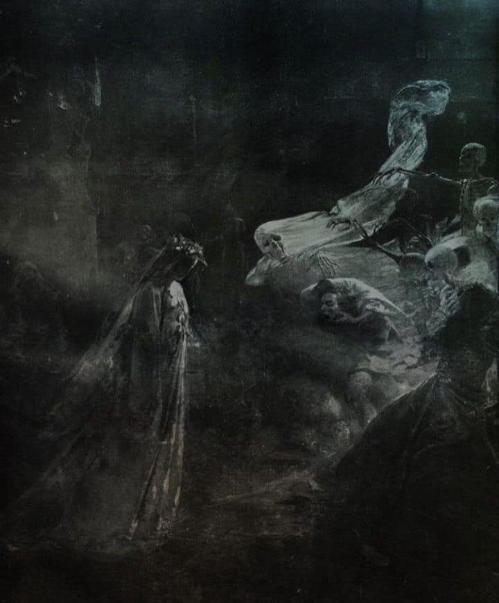 The Ghost Opera by Mihály Zichy - Art Renewal Center