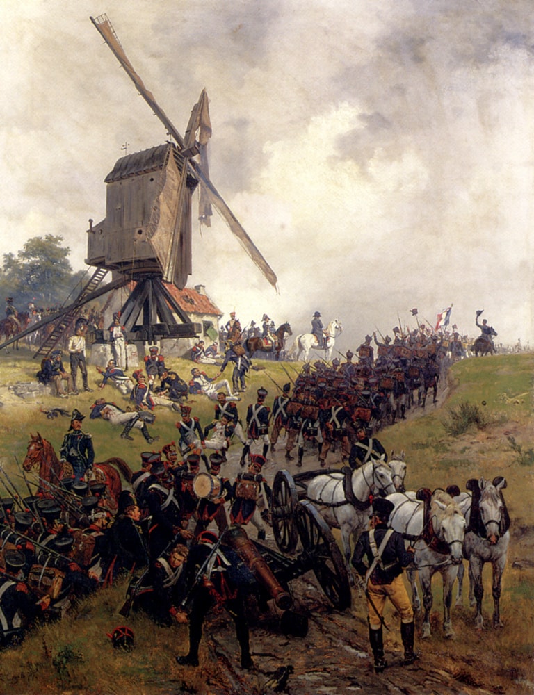 The Battle of Ligny by Ernest Crofts - Art Renewal Center