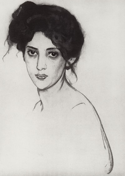 Portrait of Ida Rubinstein by Valentin Alexandrovich Serov - Art ...