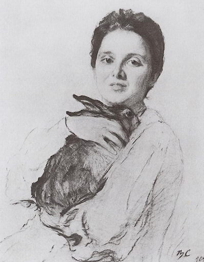 Portrait of Ida Rubinstein by Valentin Alexandrovich Serov - Art ...