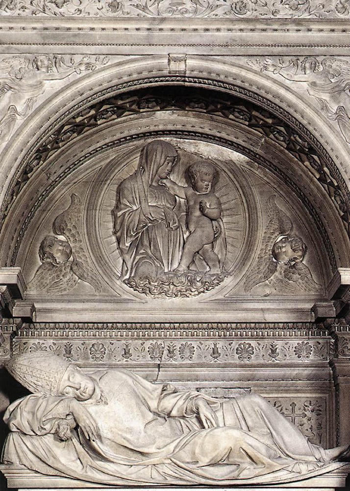 Tomb of Girolamo Basso della Rovere by Andrea Sansovino - Art Renewal ...