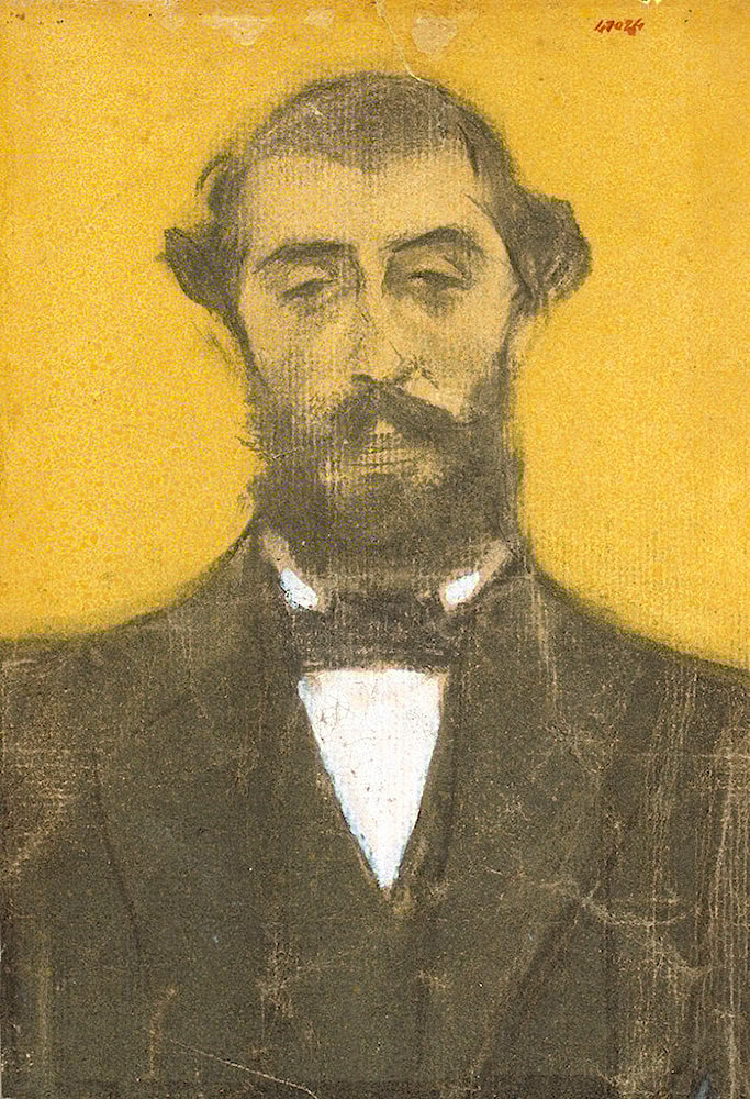 Portrait of Pere Romeu by Ramon Casas y Carbó - Art Renewal Center