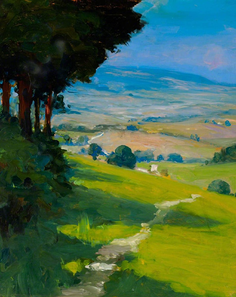 Kentish Landscape by Cecil Leonard Burns - Art Renewal Center