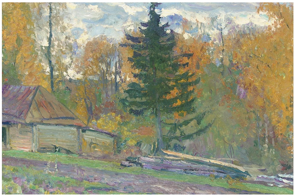 Golden Autumn by Mikhail Nesterov - Art Renewal Center